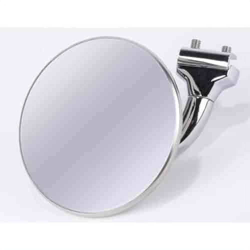JEGS 90302 Peep Mirror 4 in. Diameter Edge-Mount Standard Mirror Glass ...