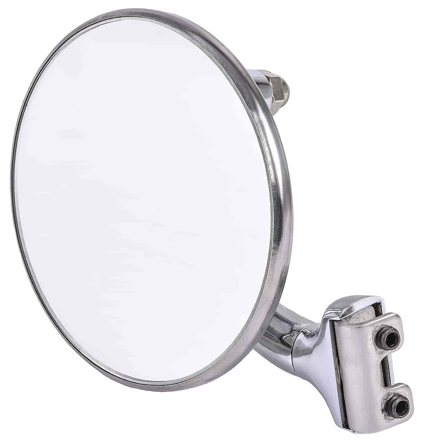 JEGS 90330 Peep Mirror 4 in. Diameter Edge-Mount Standard Mirror Glass ...