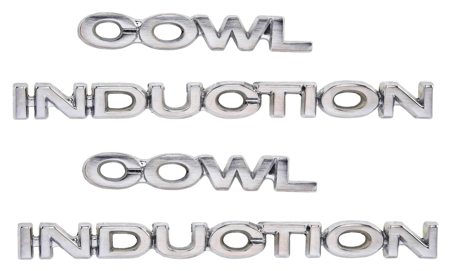 JEGS 90402 Cowl Induction Hood Emblems 1970-1972 Chevy Chevelle El ...