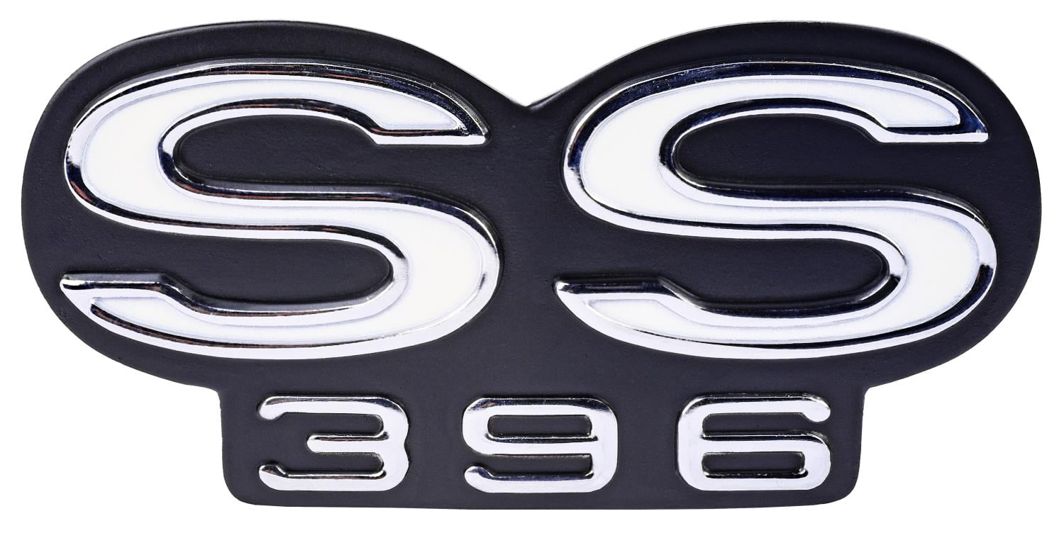 JEGS 90406 SS 396 Rear Panel Emblem 1967 Chevy Chevelle SS 396 Die-Cast ...
