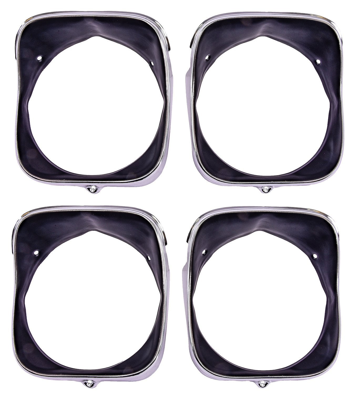 JEGS 90658 Headlight Bezels 1969 Chevy Chevelle El Camino OEM-Style ...