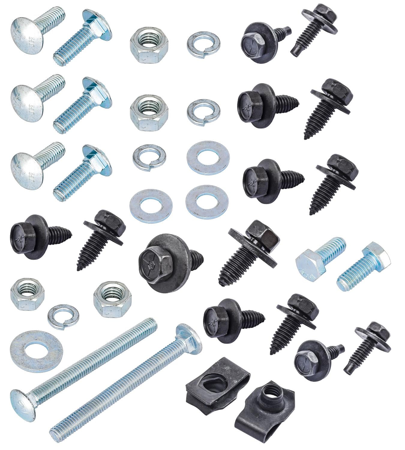 JEGS 90866 Truck Bed Assembly & Frame Mounting Fastener Kit 1967-1972 ...