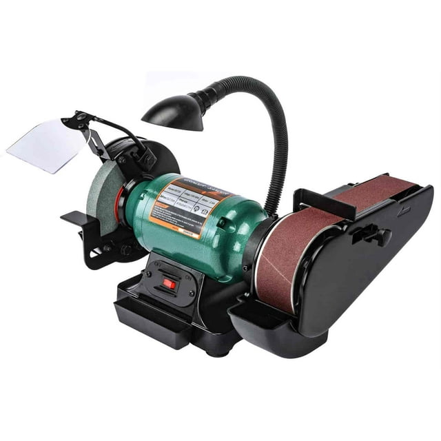 JEGS 95720 Bench Grinder and Belt Sander Combo 6 in. O.D. Grinding ...