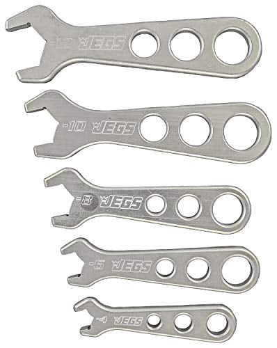 JEGS AN Wrench Set | -4 AN to -12 AN Standard Wrenches | Made In USA ...