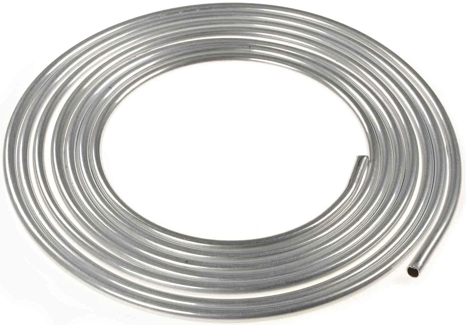 JEGS Aluminum Fuel Line | 1/2 “ Outside Diameter | 0.035” Wall | 25 ...