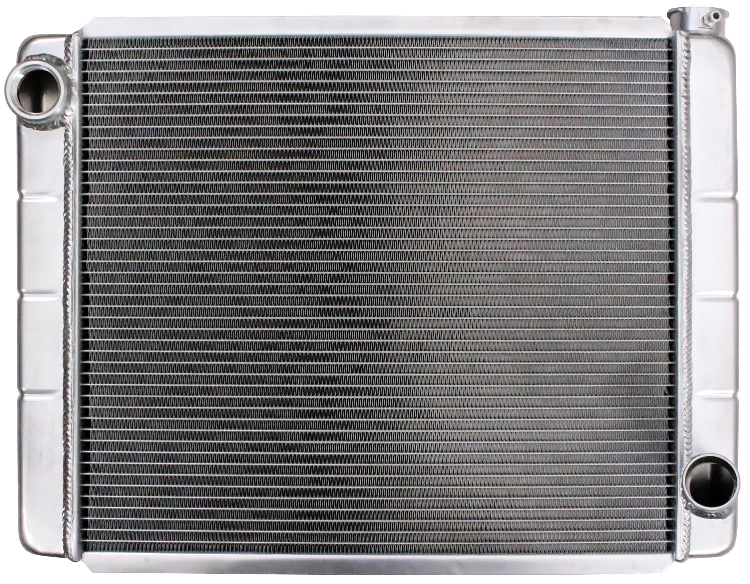 JEGS Chevy/GM-Style Aluminum Radiator, 2 Row, 1 in. Core [Crossflow ...