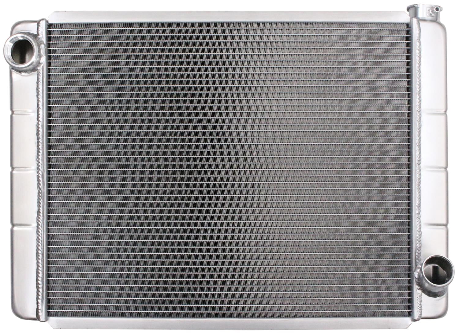 JEGS Chevy/GM-Style Aluminum Radiator, 2 Row, 1 in. Core [Crossflow ...