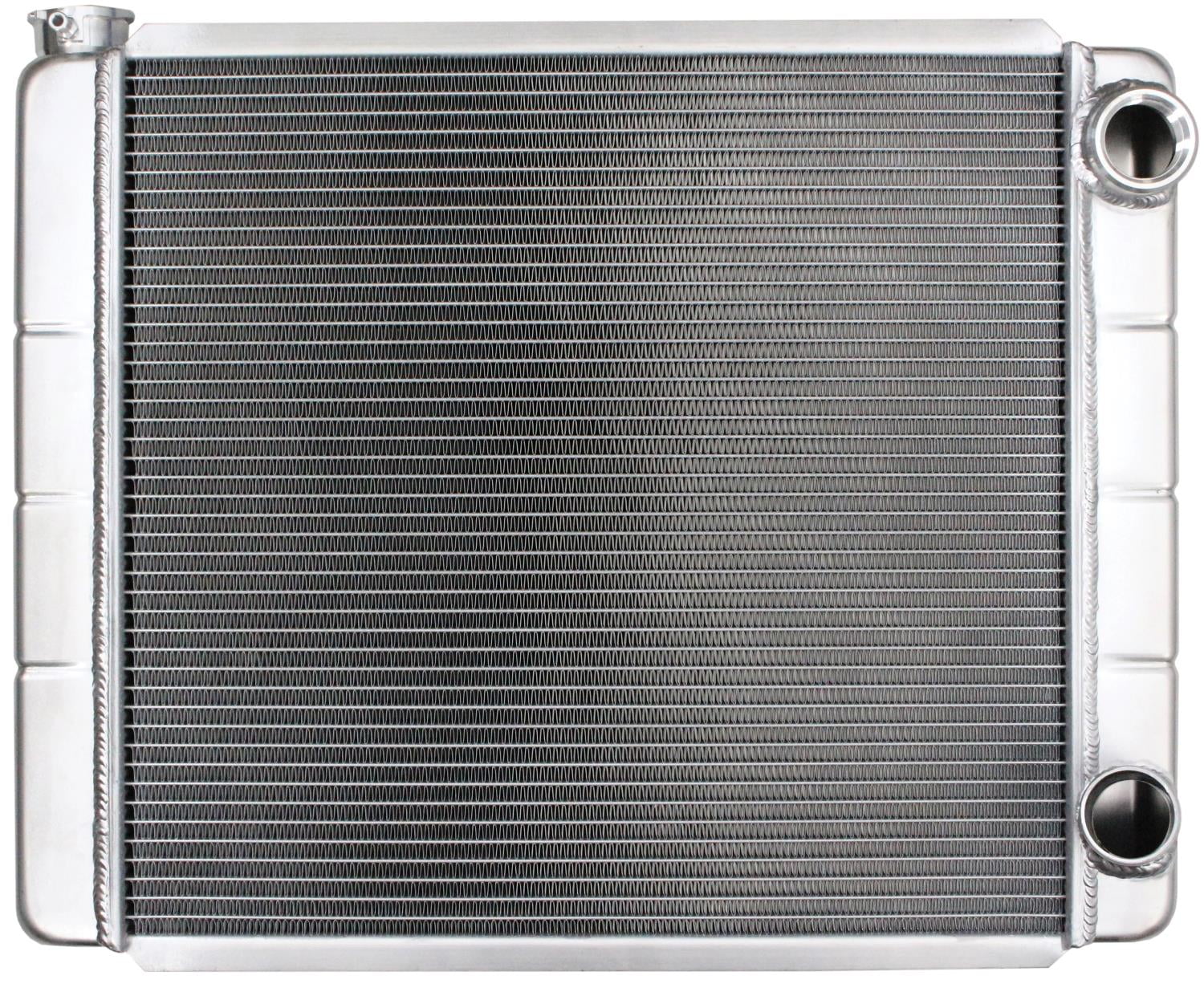 JEGS Chevy/GM-Style Double Pass Aluminum Radiator, 2 Row, 1 in. Core ...