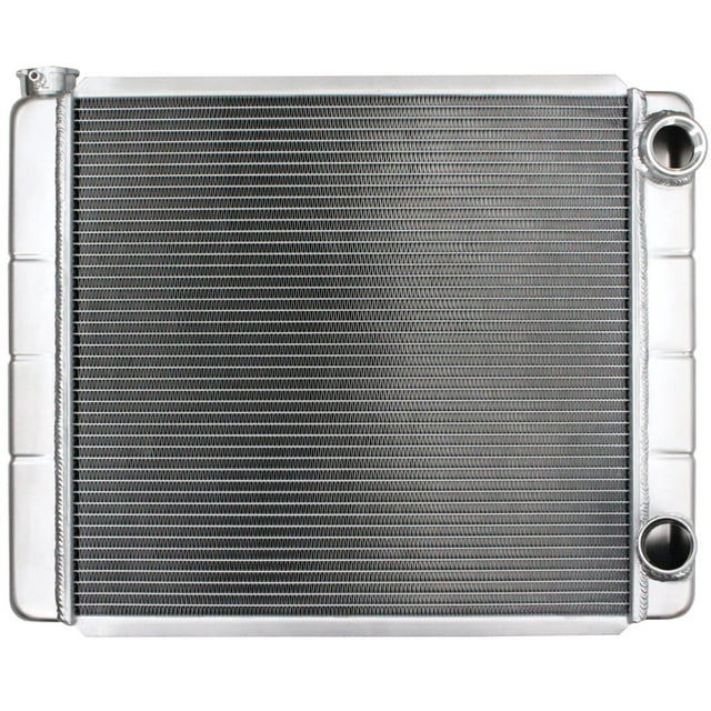 JEGS Chevy/GM-Style Double Pass Aluminum Radiator, 2 Row, 1 in. Core ...