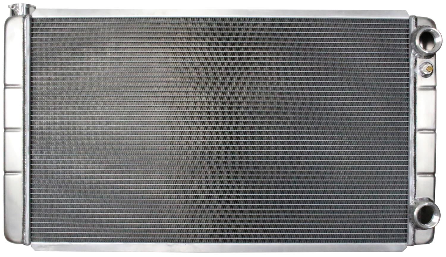 JEGS Chevy/GM-Style Double Pass Aluminum Radiator, 2 Row, 1 in. Core ...