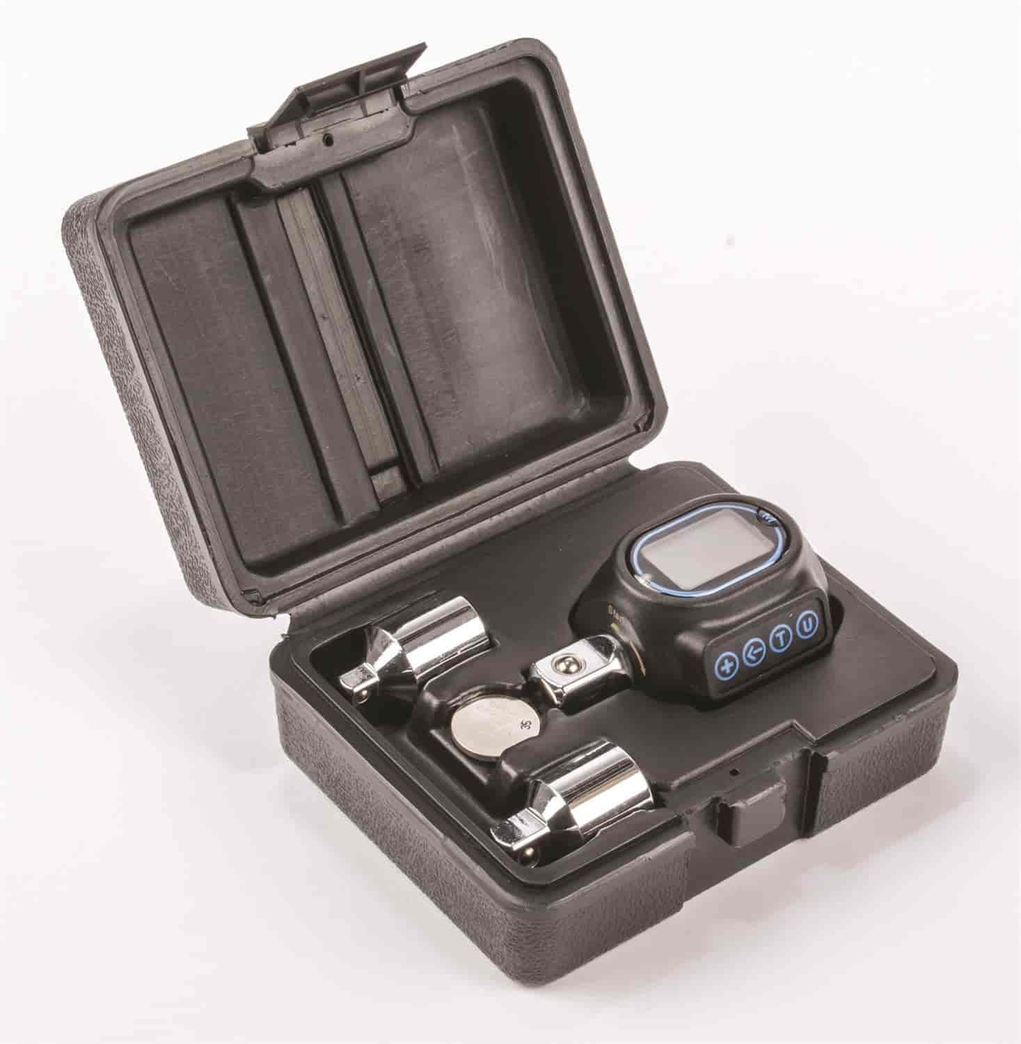 JEGS M206 Digital Torque Adapter 1/2 Drive 30-150 ft/lb range Buzzer ...