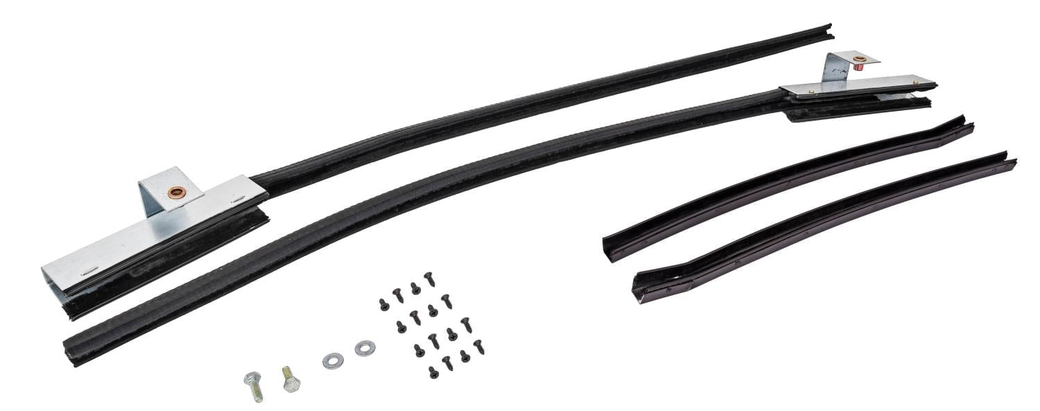 JEGS Quarter Glass Run Channel Kit for 1968 Chevrolet Chevy II, 1969 ...