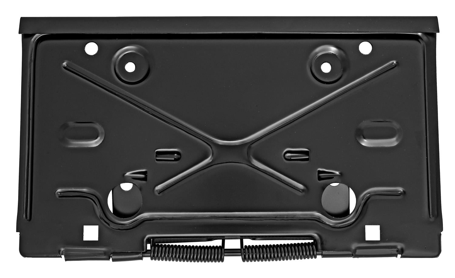 JEGS Rear License Plate Bracket/Gas Fill Door Fits Select 1968-1979 ...