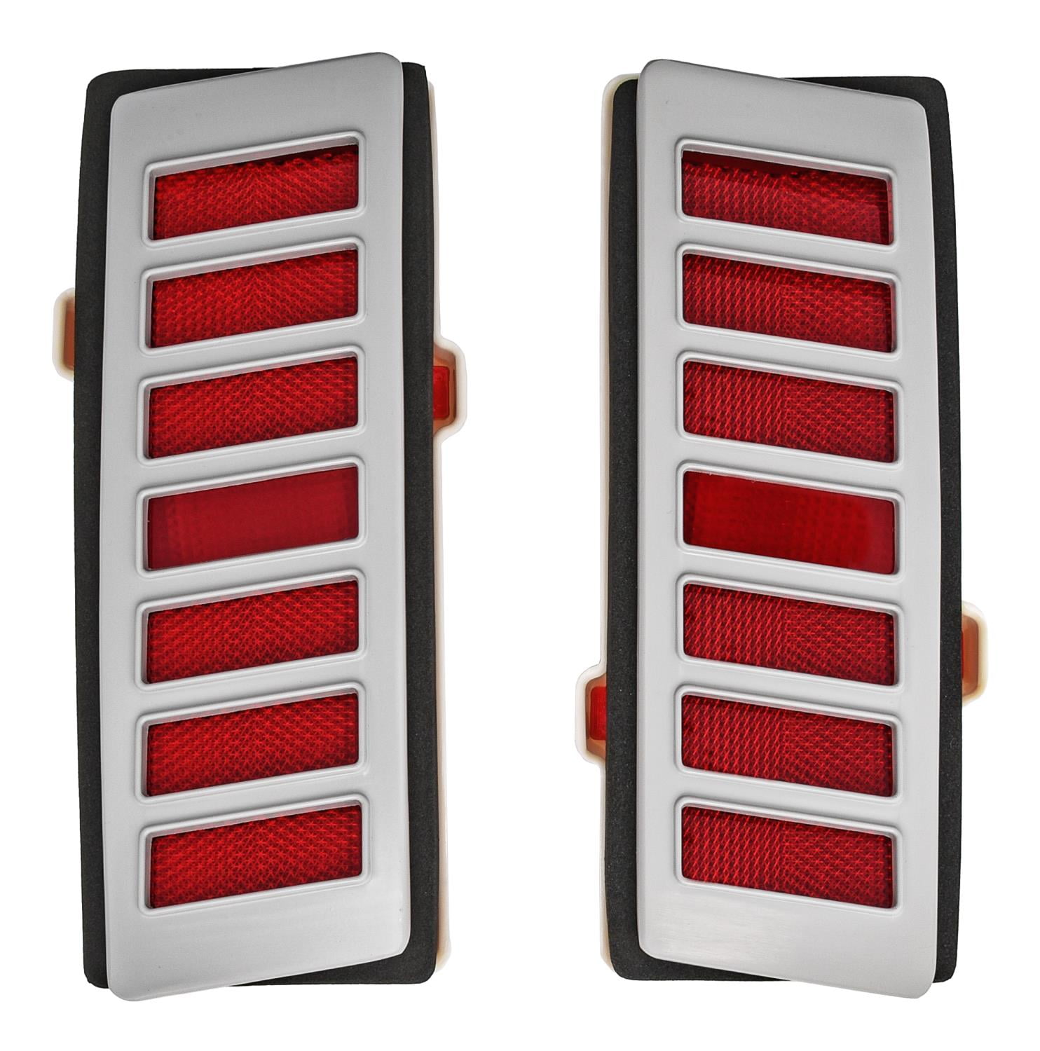 JEGS Rear Marker Lamp Lens and Bezel Kit for 1970-1972 Chevrolet ...