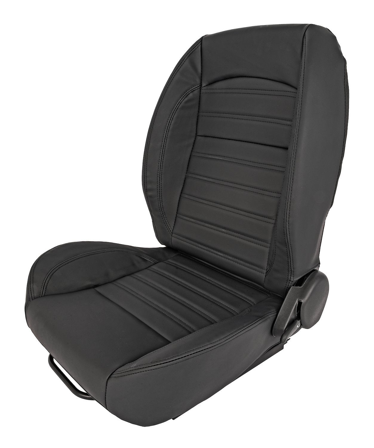 JEGS Retro Low Back Reclining Bucket Seat without Headrest, Left/Driver ...