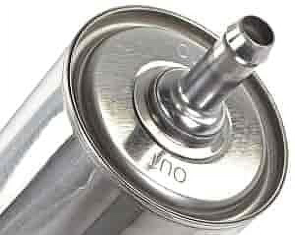 JEGS Stainless Steel In-Line Fuel Filter | Fits 3/8 “ Inside Diameter ...
