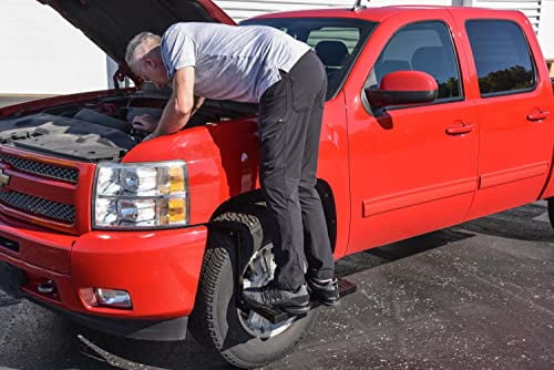 JEGS Truck/SUV Wheel Step | 300 LBS Capacity | Powder Coated Black ...