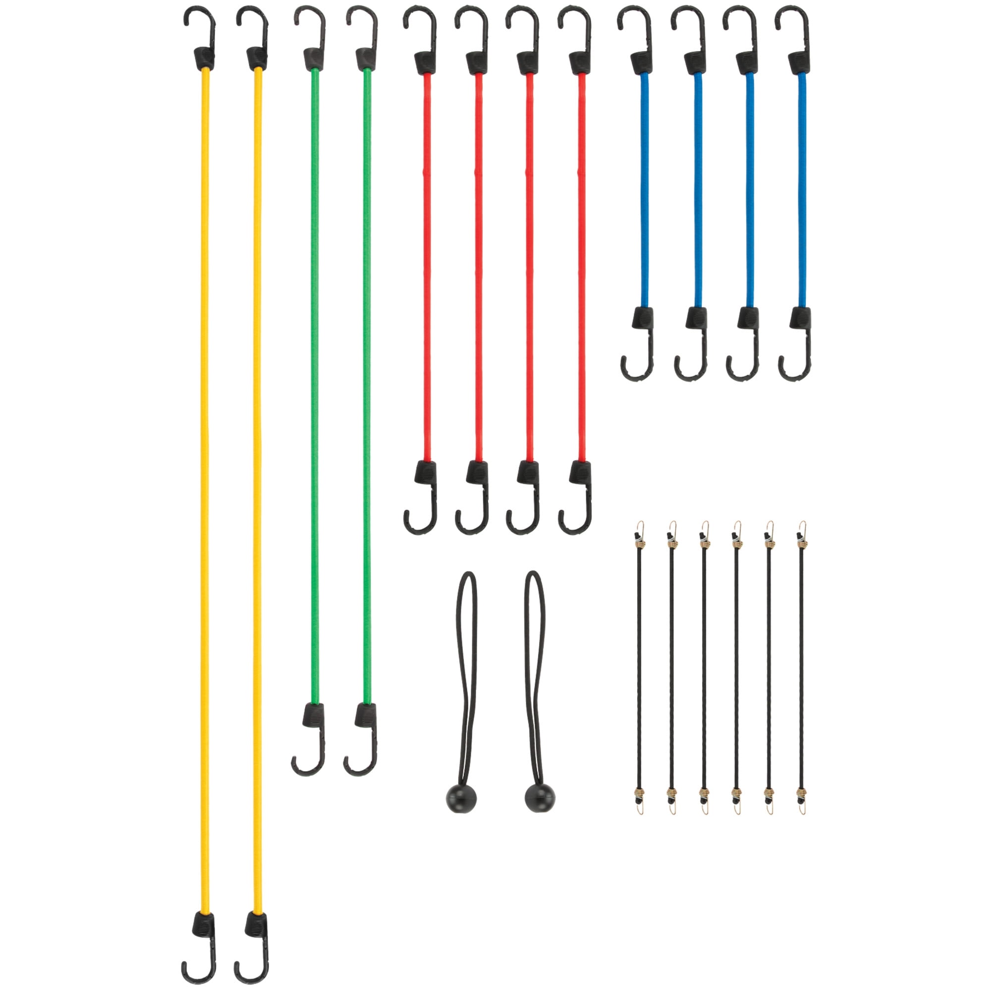 Performance Tool W1890 20Pc Bungee Cord Assortment - Heavy Duty ...