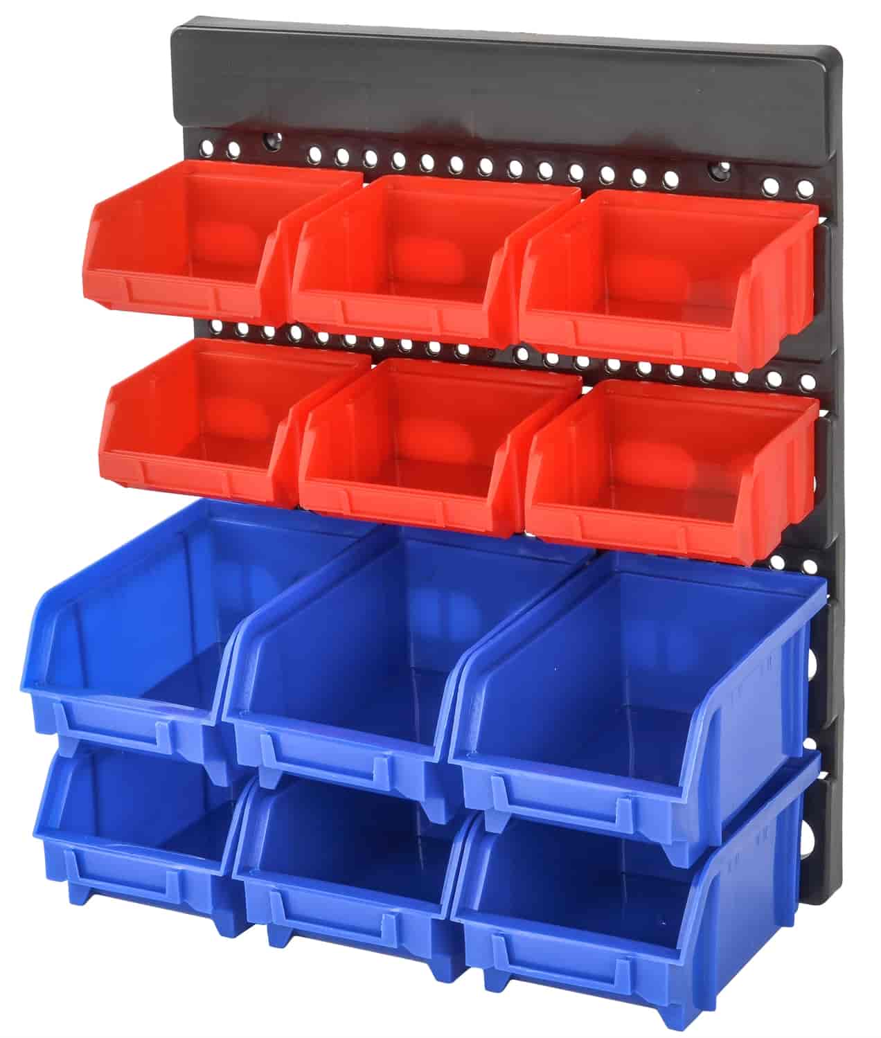 JEGS W530 Wall Mount Storage Rack 12.5 W x 14.875 H Durable Black ...