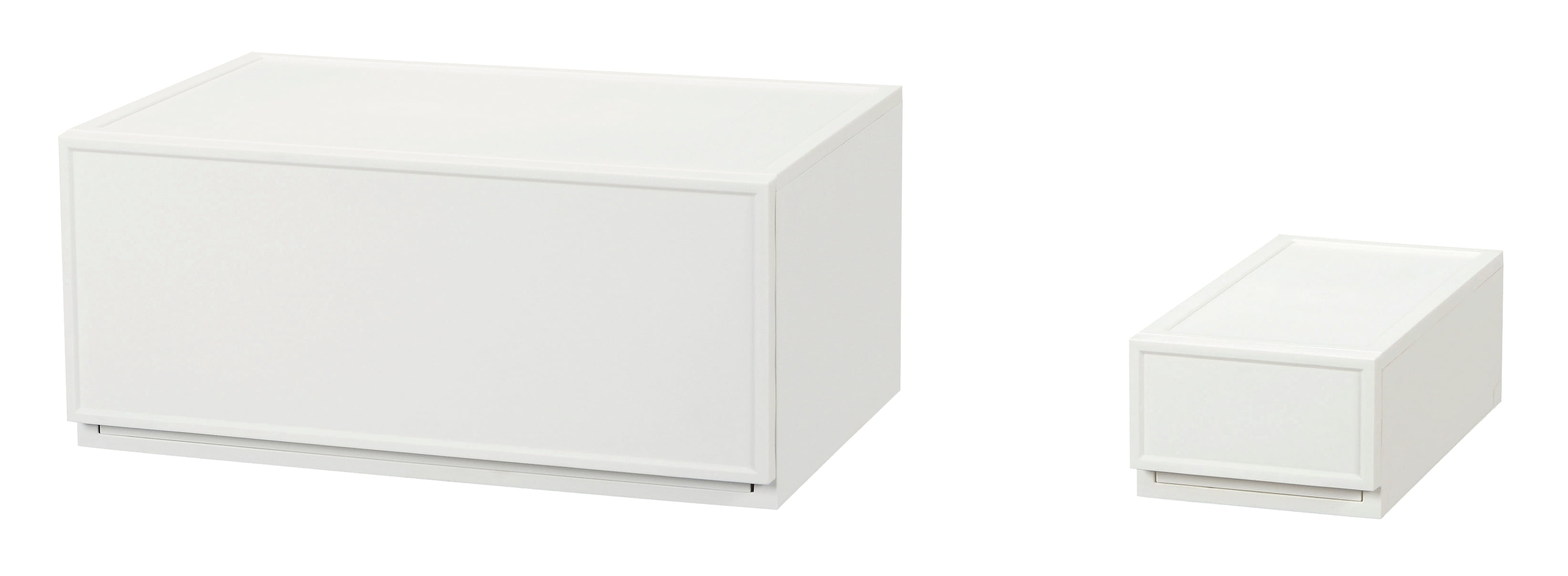 JEJ Astage White Drawer Blocks Large C and Small A 2 Piece Set ...