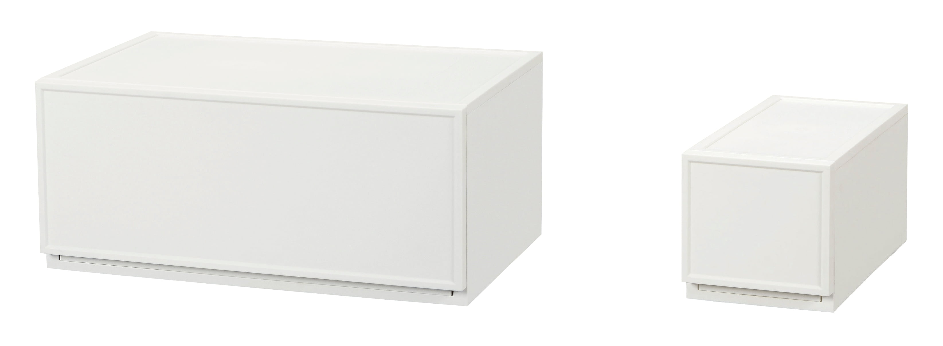 JEJ Astage White Drawer Blocks Large C and Small B 2 Piece Set ...