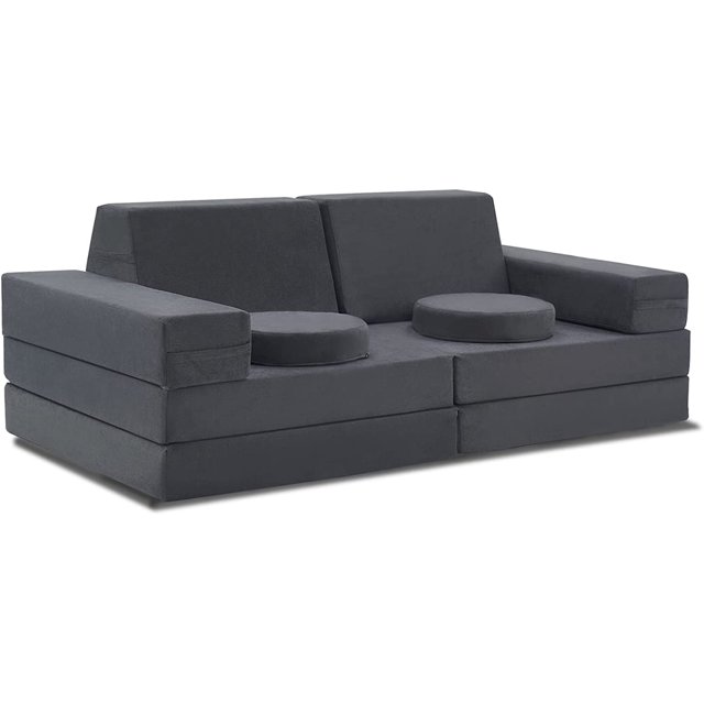 JELA Kids Couch 10PCS Luxury, Floor Couch Floor Sofa Modular Furniture ...