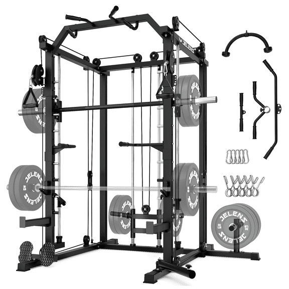 RitFit M1 Smith Machine - Multifunctional Workout Station with Cable ...