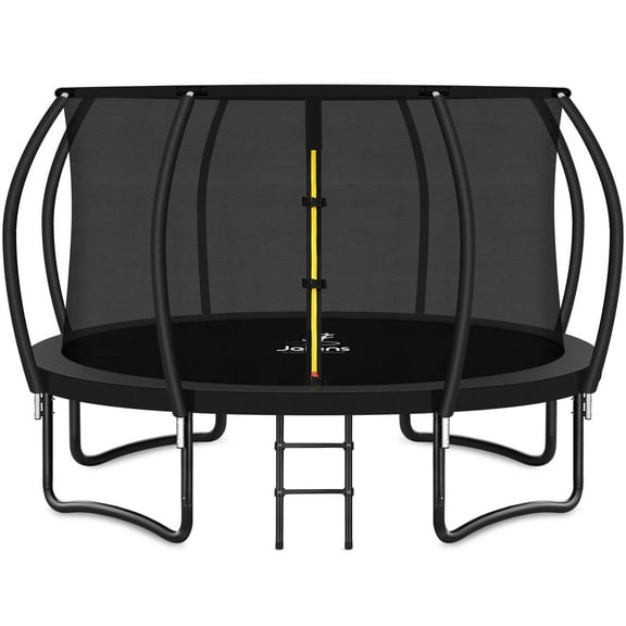 Outdoor Trampoline,Gardwin 10FT/12FT/14FT Round Trampoline with LED ...