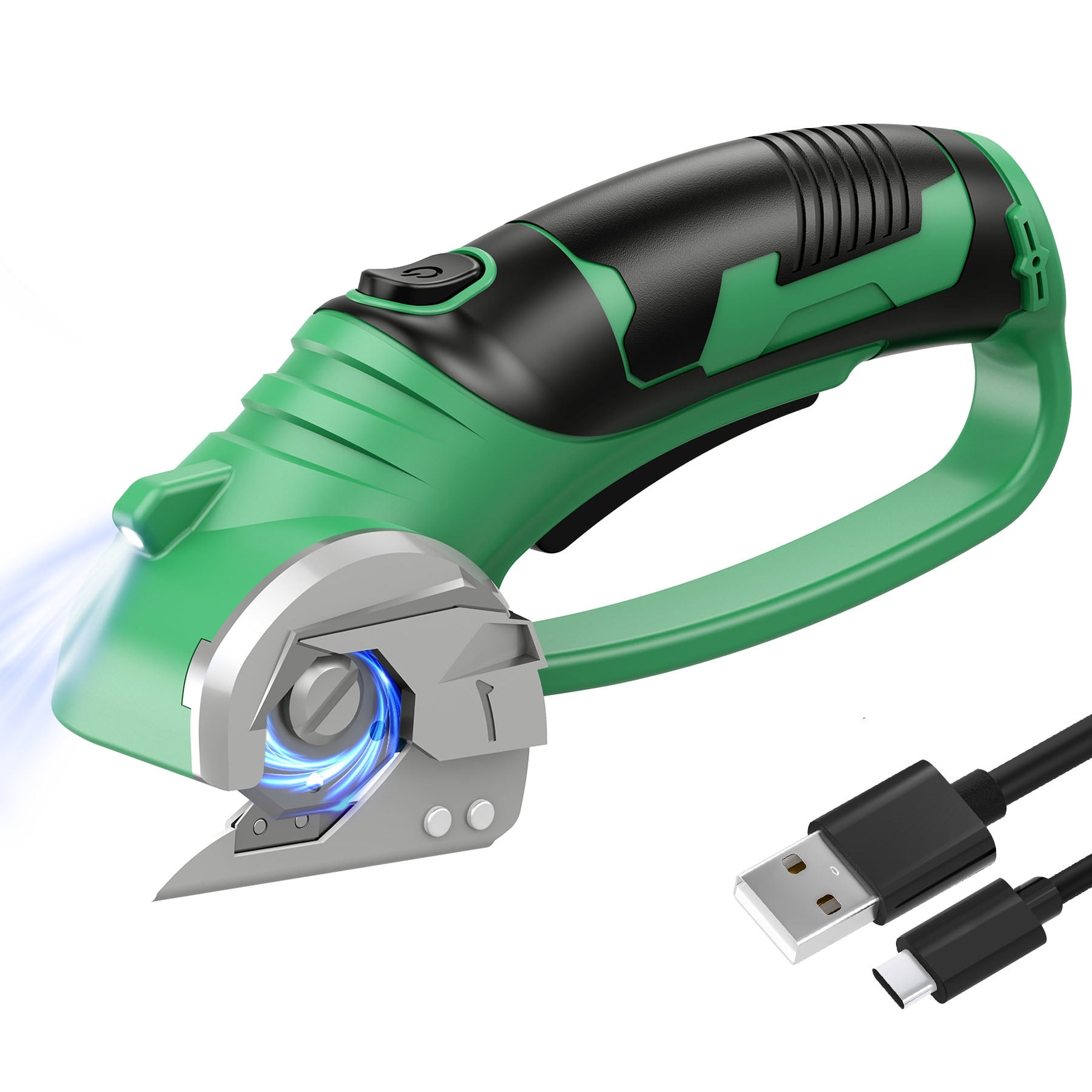 JELLAS 4V Cordless Electric Scissors, Rechargeable Fabric Scissors for ...