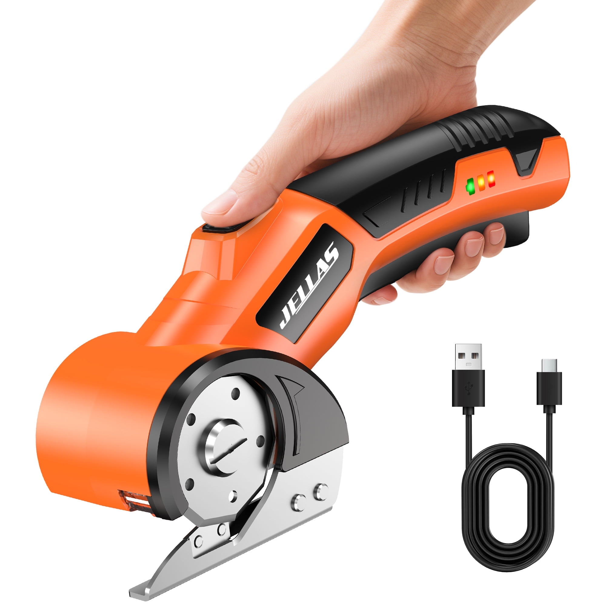 JELLAS Electric Scissors for Cardboard, Cordless Electric Scissors for ...