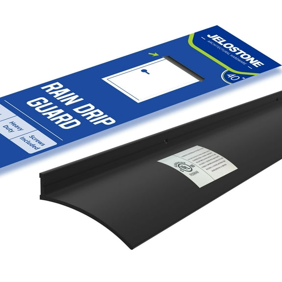 National Guard 16A40 NGP Aluminum Overhead Door Rain Drip Cap, Clear ...