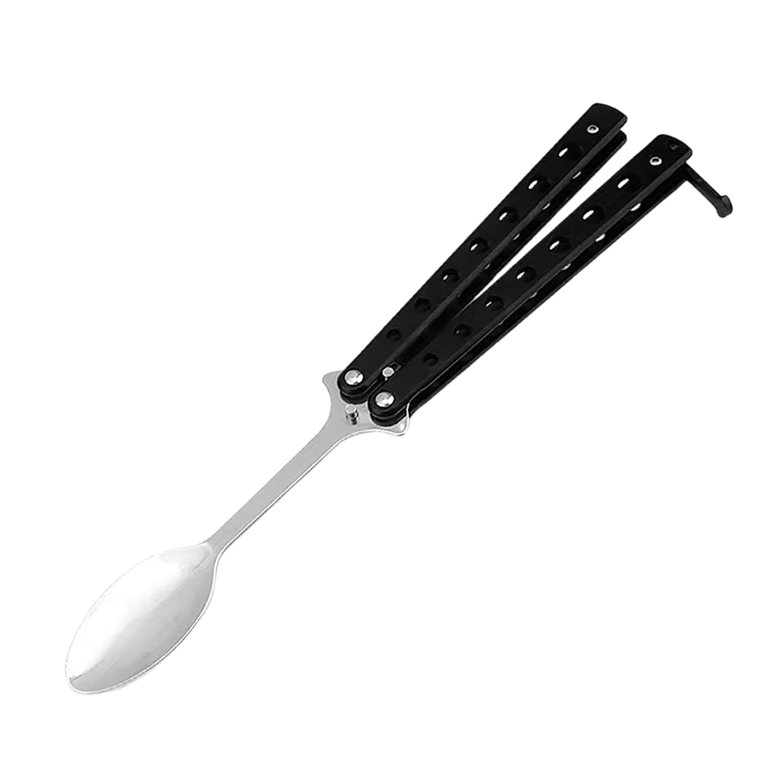 JELSUBI 1Pcs Butterfly Fork or Spoon, Tactical Butterfly Spoon Folding ...