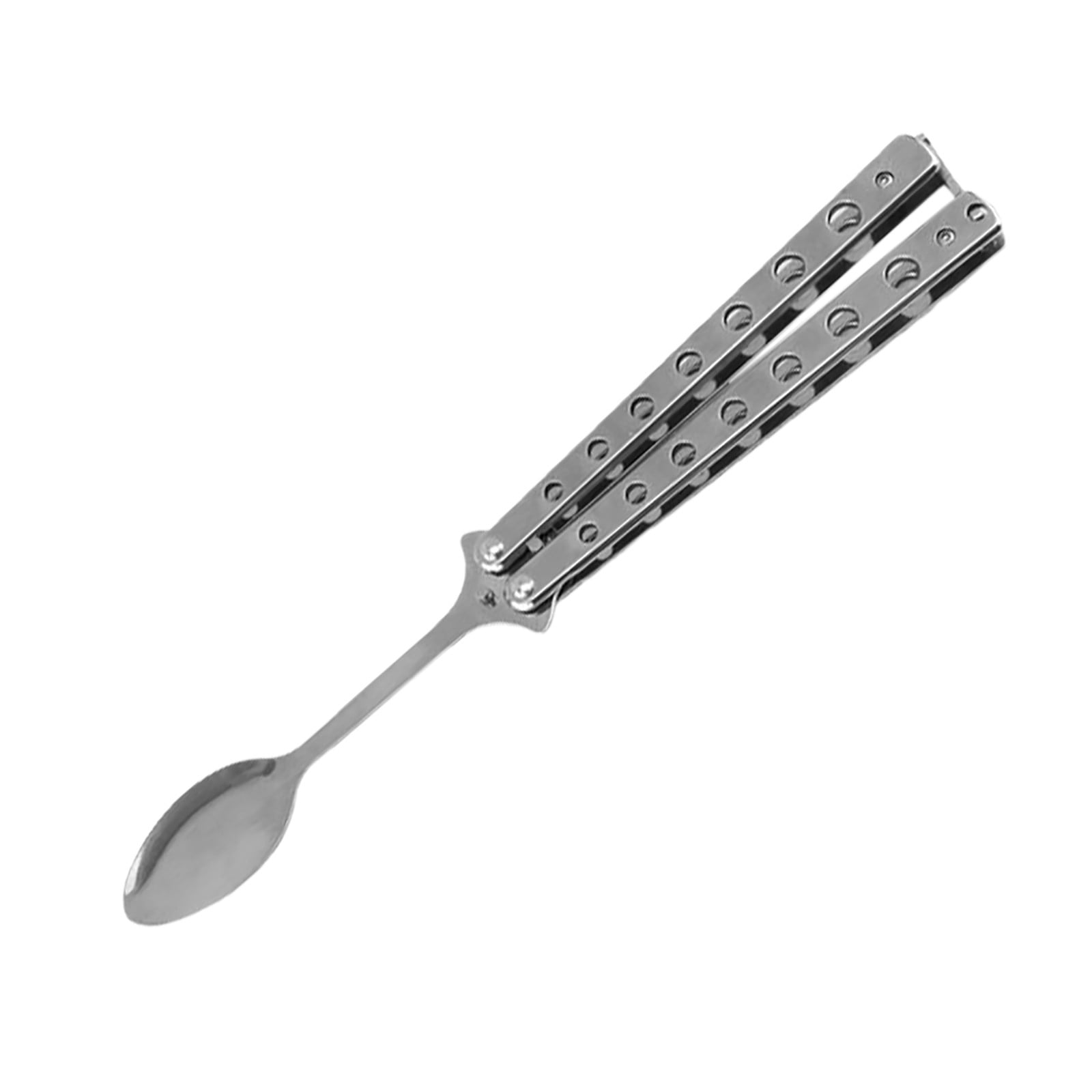 JELSUBI 1Pcs Butterfly Fork or Spoon, Tactical Butterfly Spoon Folding ...