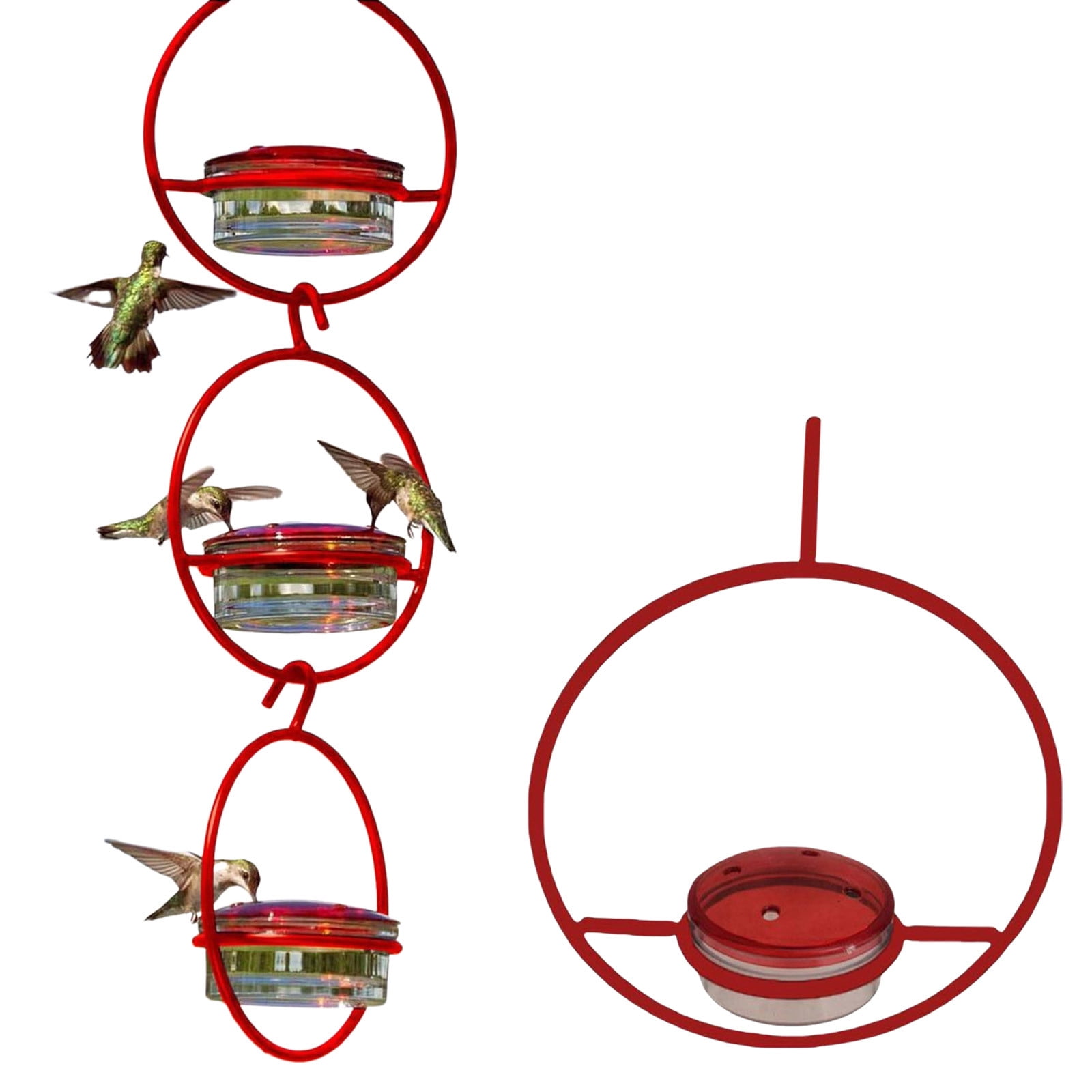 JELSUBI 3 Pack Humble Slim Hummingbird Feeder, 2025 New Hanging ...
