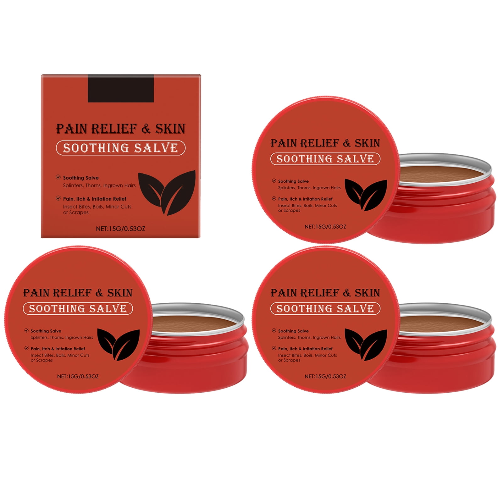 JELSUBI 3Pcs PRID Drawing Salve, Topical Skin Irritation Relief, For ...