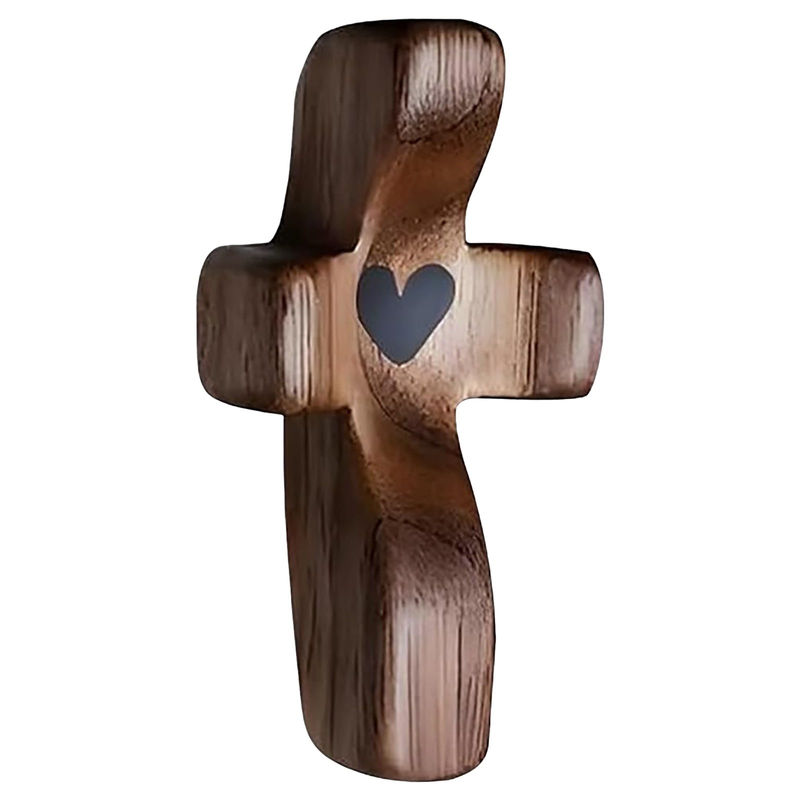 JELSUBI Cross My Heart | Encouragement Gift Wooden Cross Fingertip ...