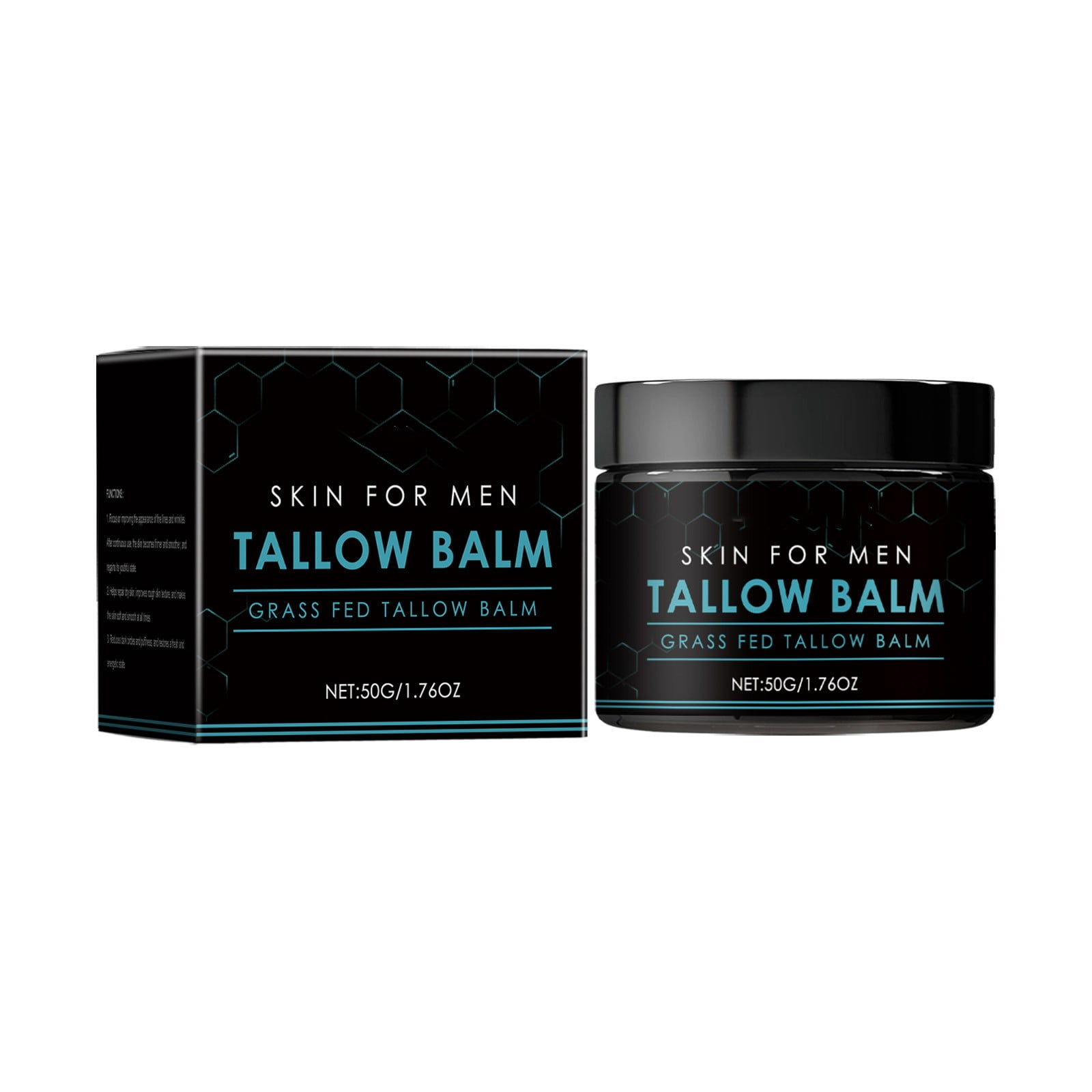 JELSUBI Men's Defense Beef Tallow Balm for Skin, Mens Skin Care Anti-Aging Wagyu Face Cream ...