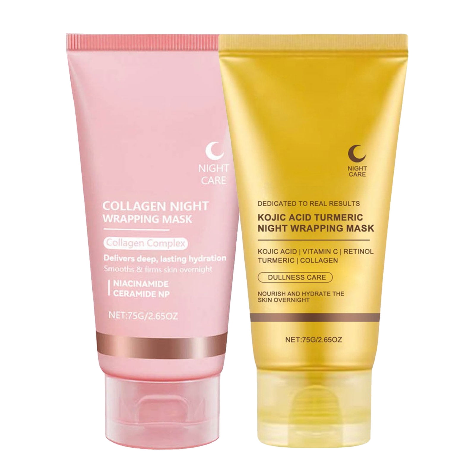 JELSUBI Overnight Wrapping Mask, Collagen Overnight Wrapping Peel Off ...