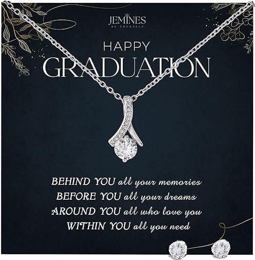 JEMINES Graduation Gifts, Congratulations Grad Jewelry Gift for Her ...