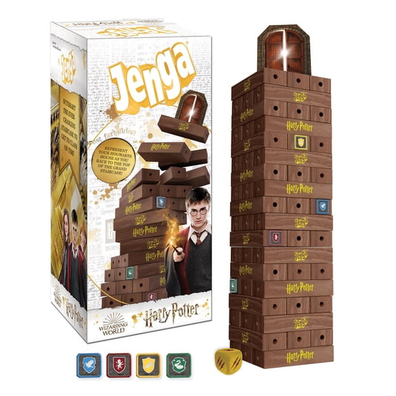 USAopoly JENGA: Harry Potter Edition, Hogwarts Board Game - Walmart.com