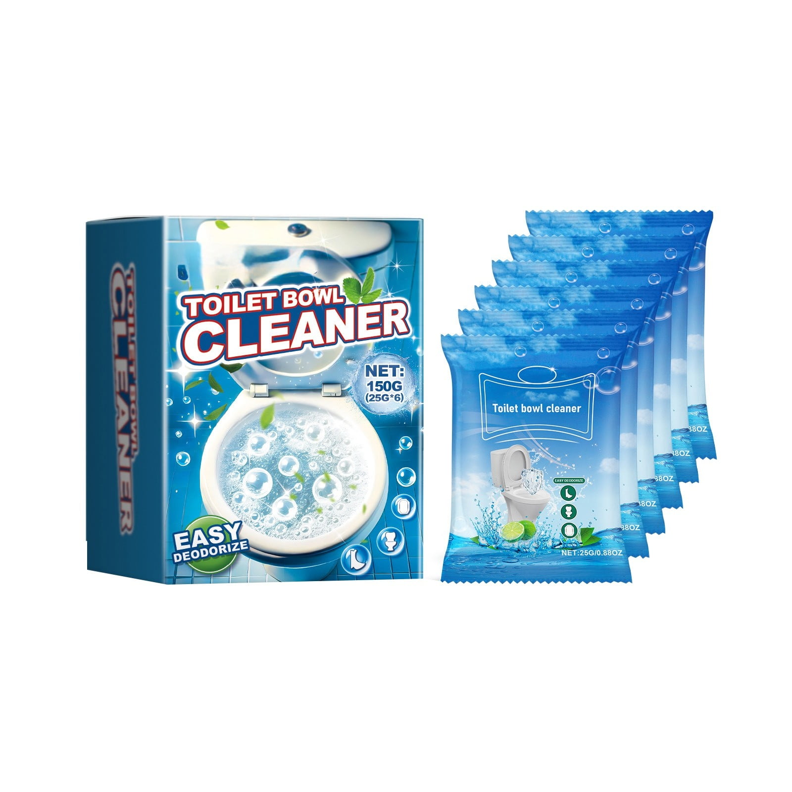 JENIKR Lint Scrapper Toilet Cleaning Powder Home Bathroom Toilet Stains ...