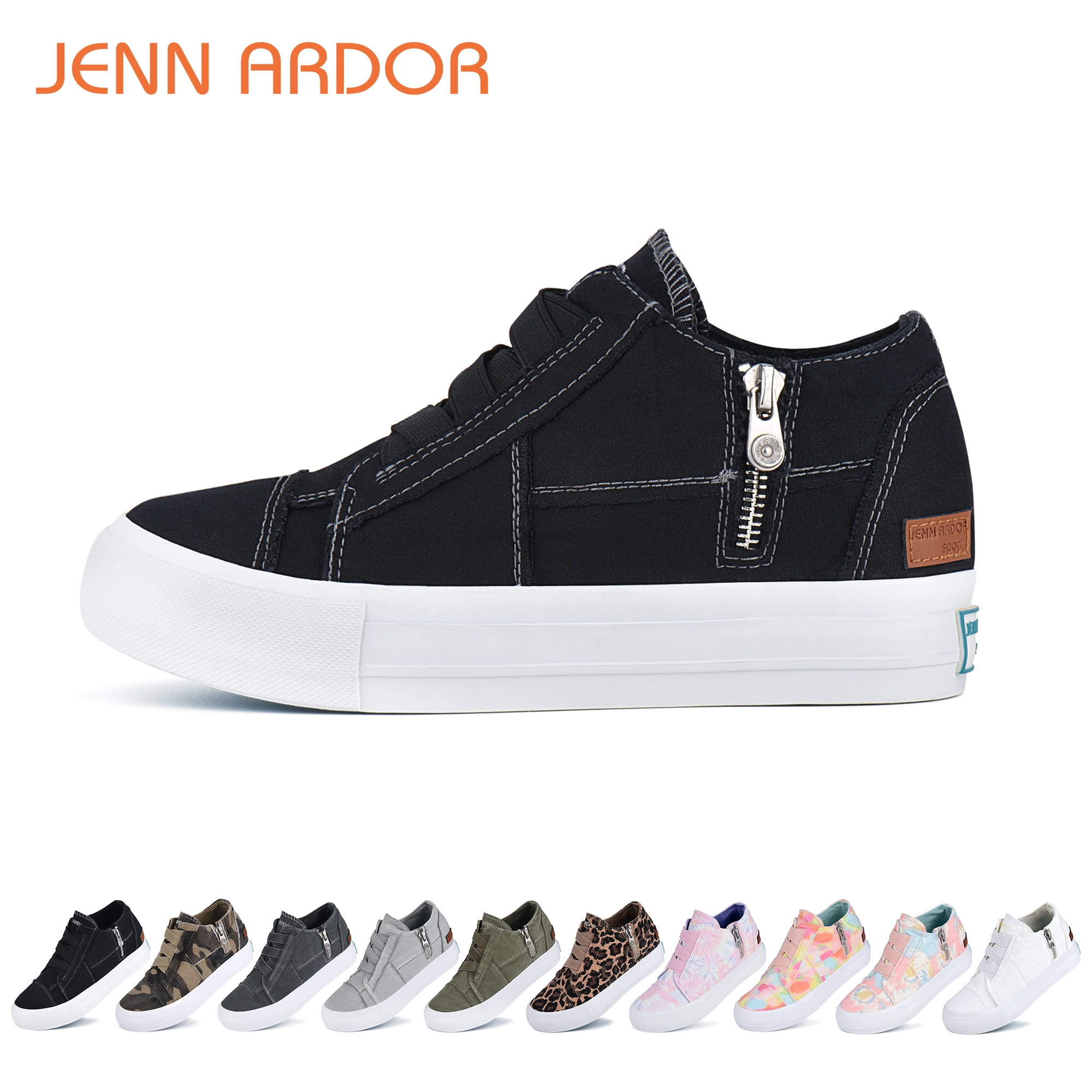 JENN ARDOR Fashion Wedge Sneakers for Women Platform Wedge Sneakers ...
