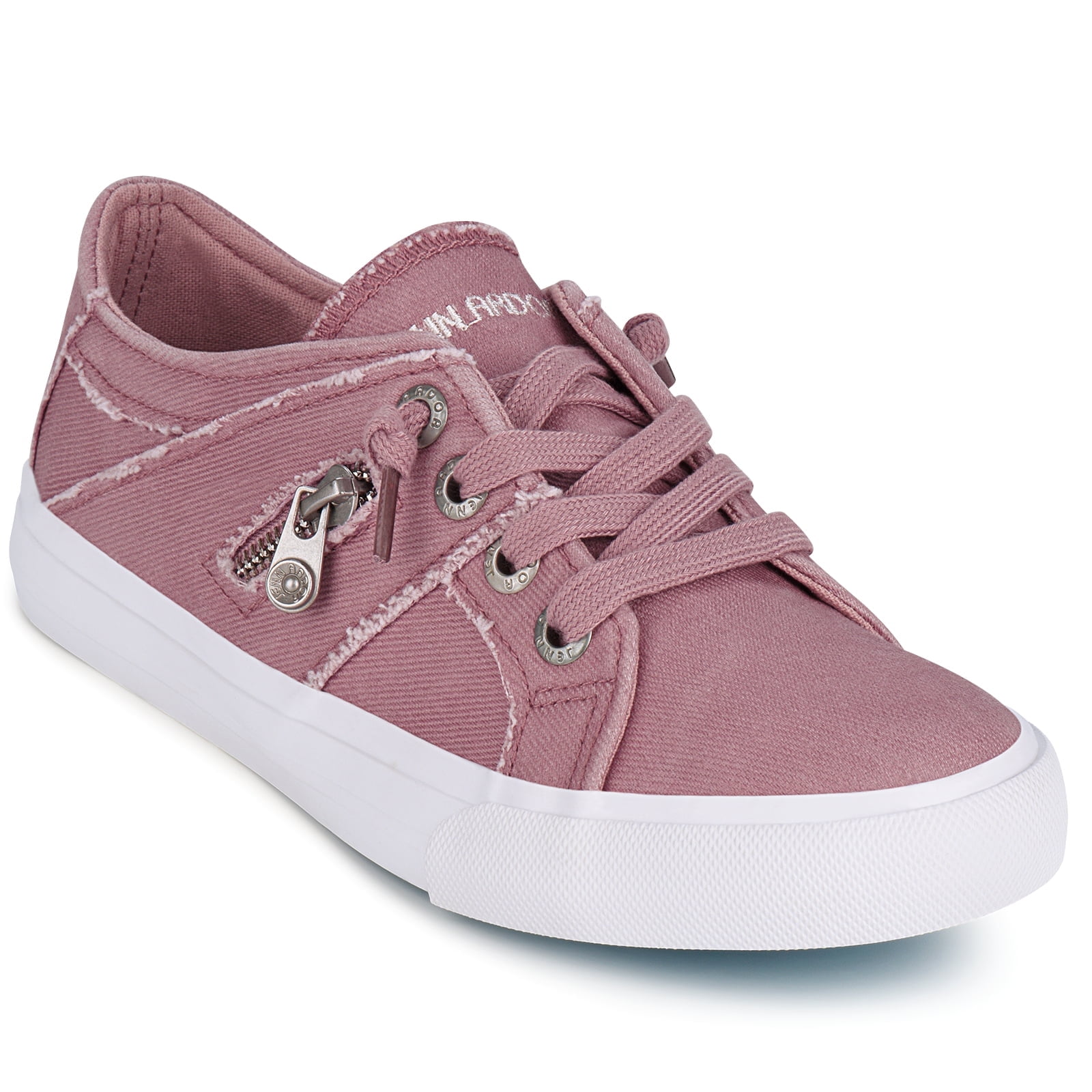 JENN ARDOR Women Sneakers Low Top Slip On Fashion Shoes Lace up Canvas ...
