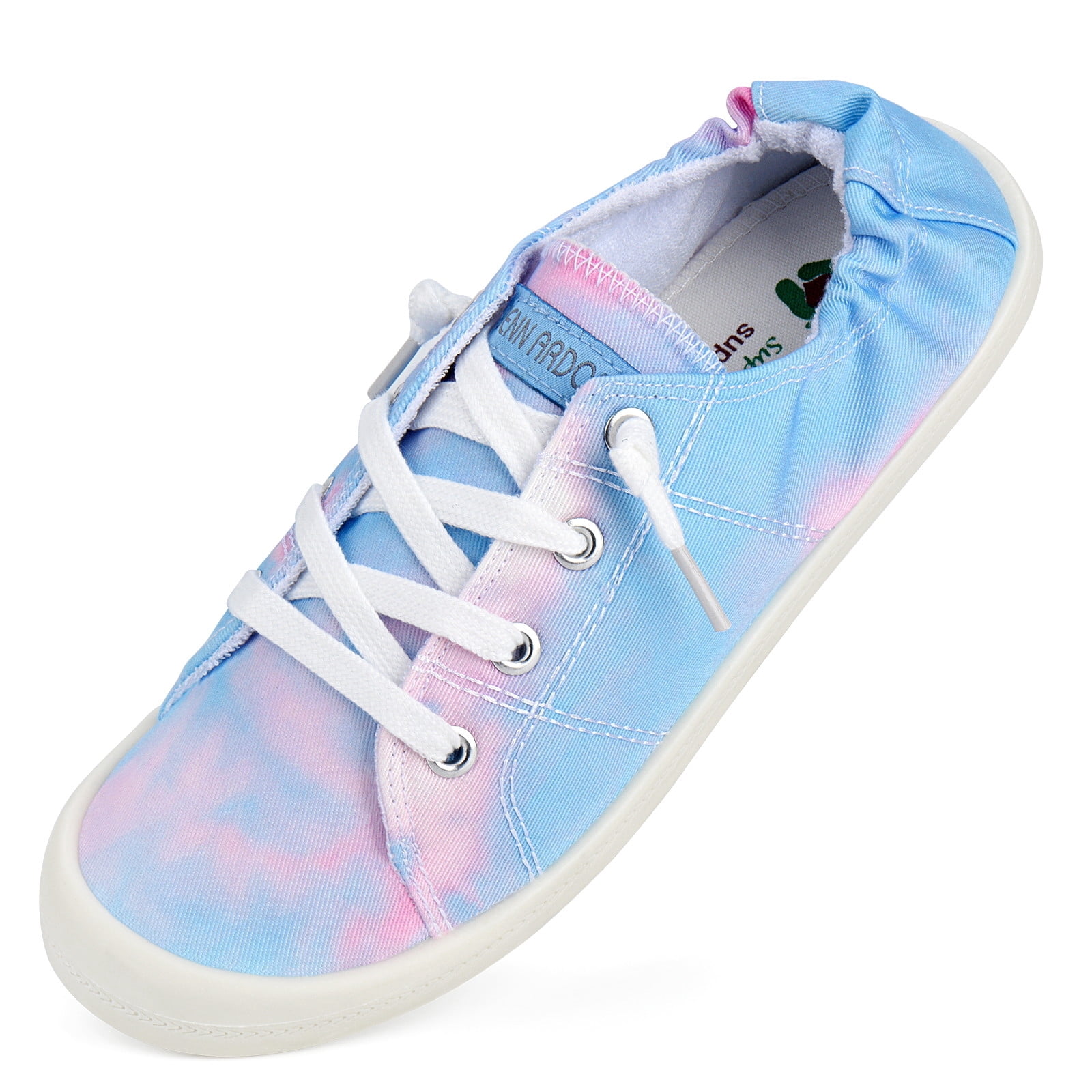 JENN ARDOR Women's Canvas Shoes Low Top Classic Slip-on Lightweight ...