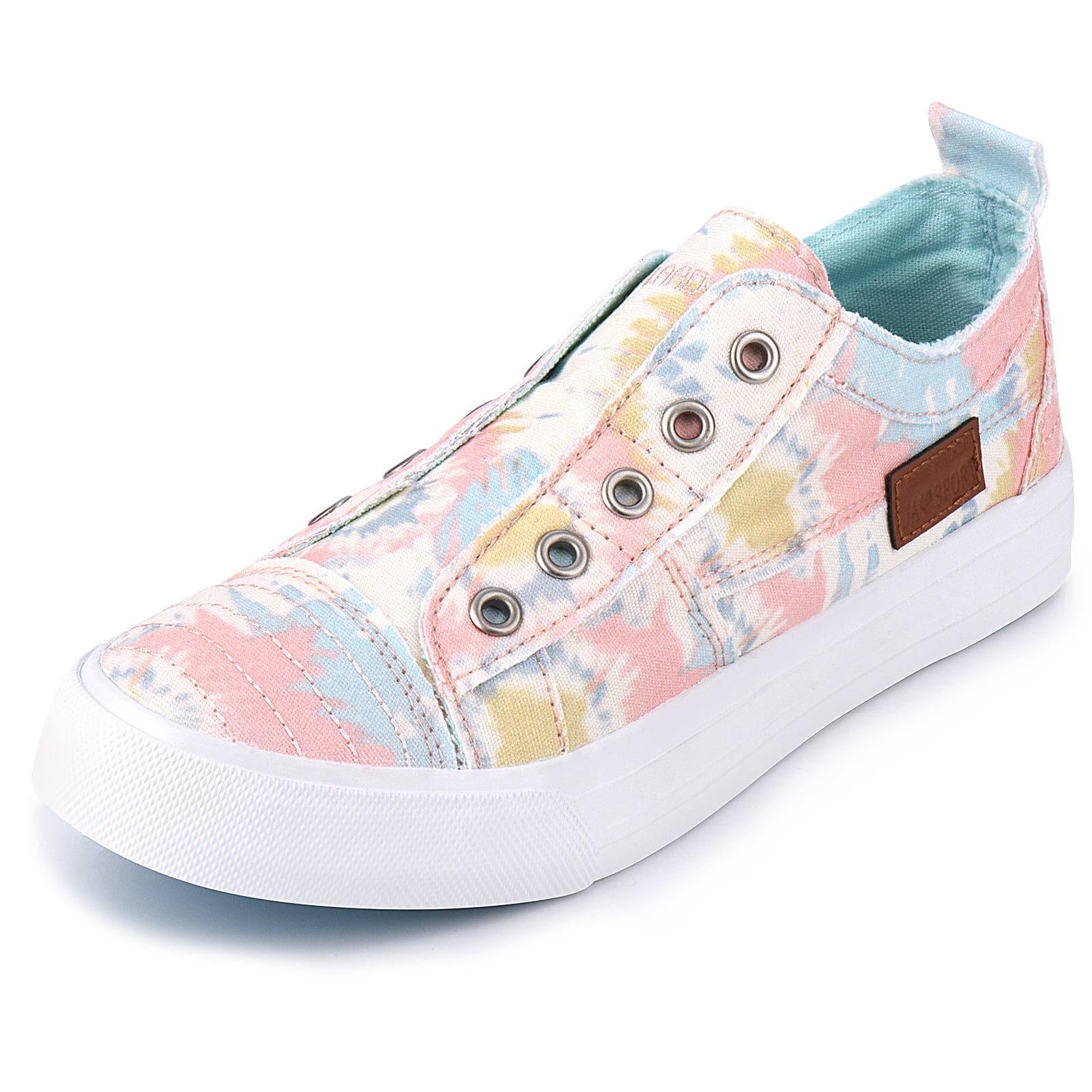 JENN ARDOR Women’s Canvas Shoes Low Top Slip on Walking Shoes Casual ...