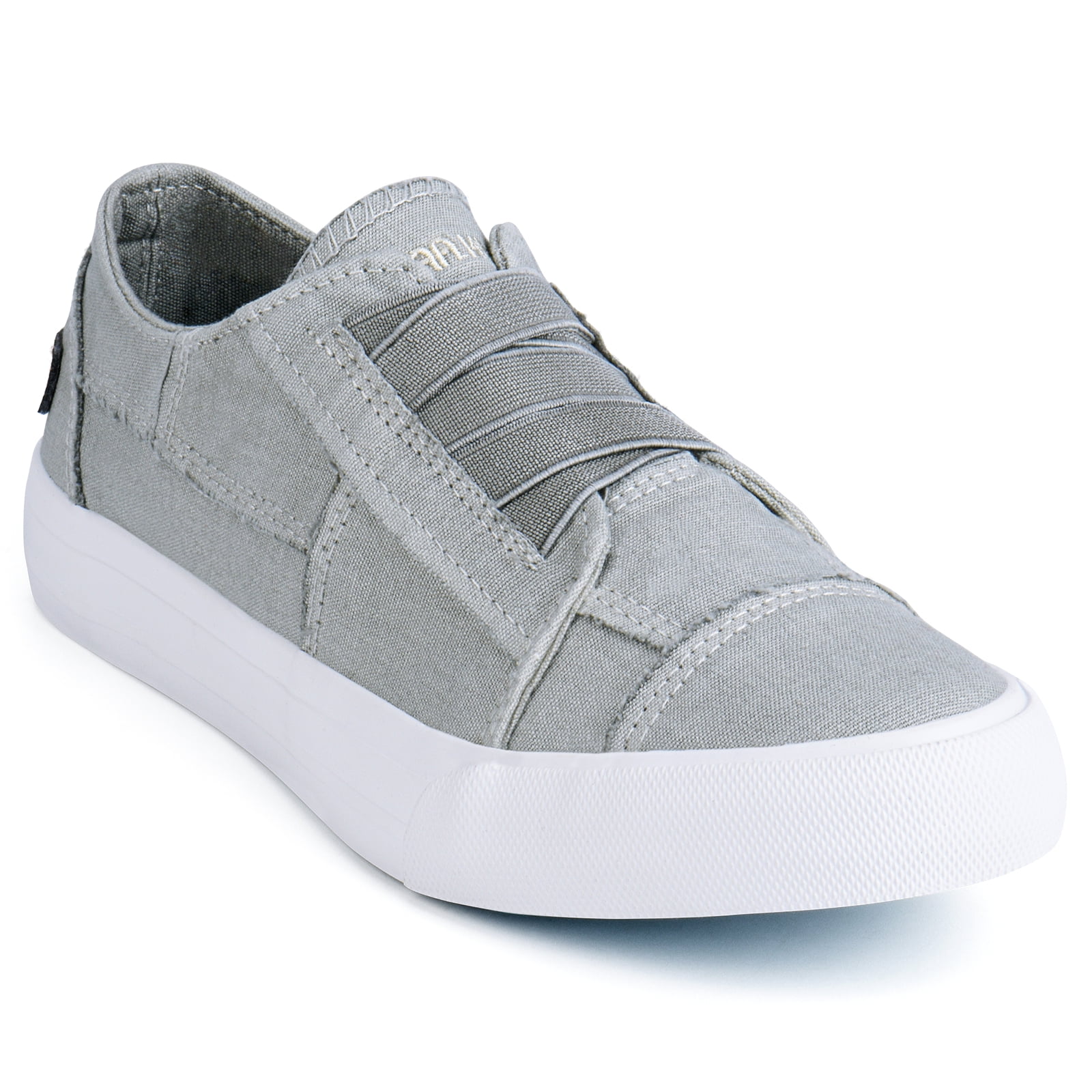JENN ARDOR Women's No Laces Slip On Sneakers Elastic Low Top Canvas ...