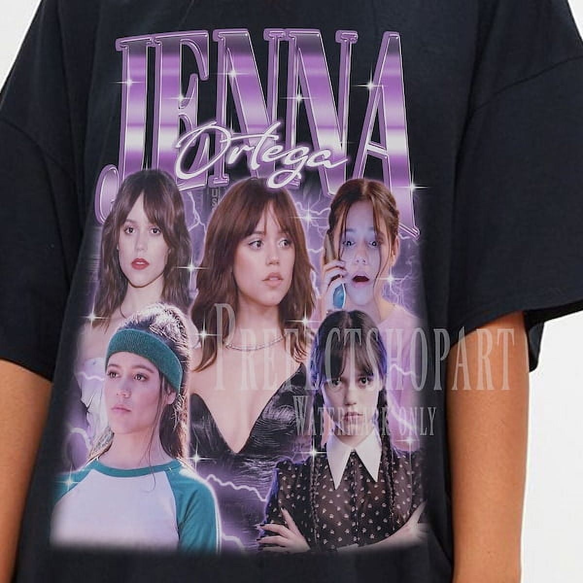 JENNA ORTEGA Shirt, Jenna Ortega Homage T-Shirt, Jenna Marie Ortega ...