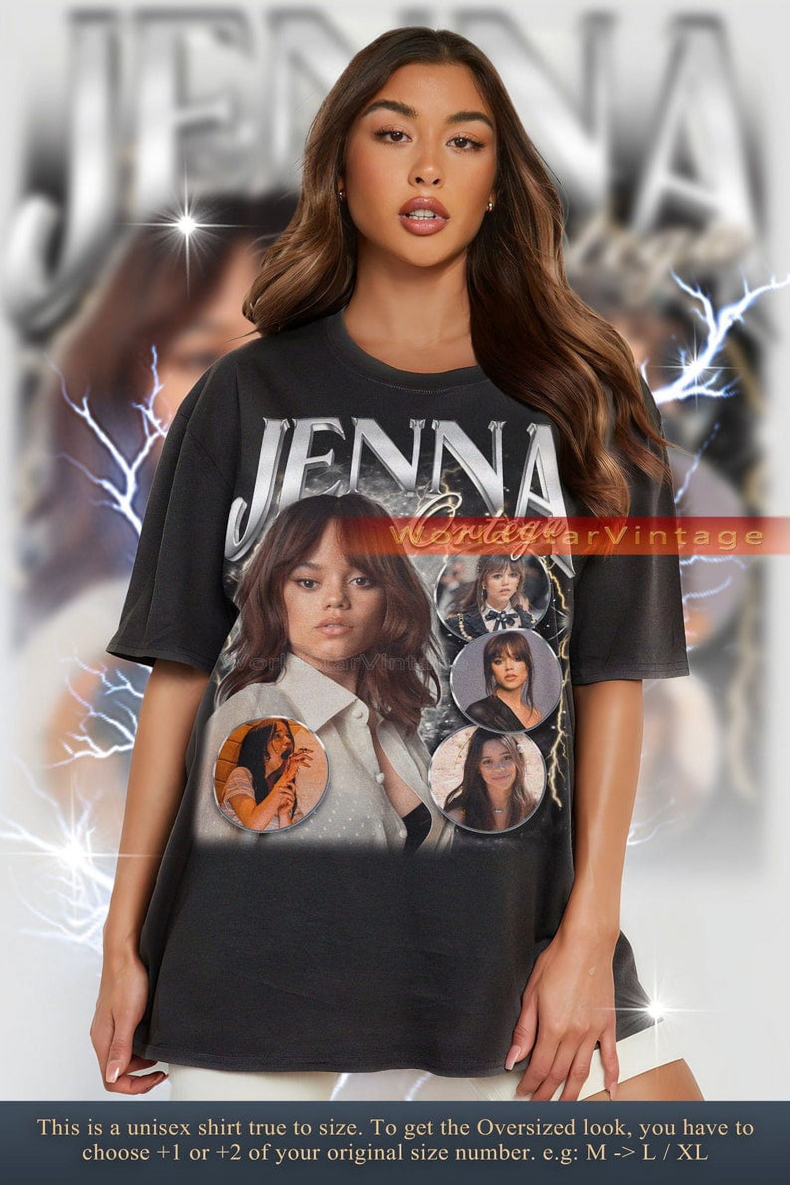 JENNA ORTEGA Vintage Shirt, Jenna Ortega Homage Tshirt, Jenna Ortega Fan Tees, Jenna Ortega ...
