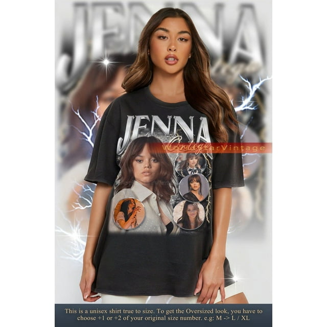 JENNA ORTEGA Vintage Shirt, Jenna Ortega Homage Tshirt, Jenna Ortega ...