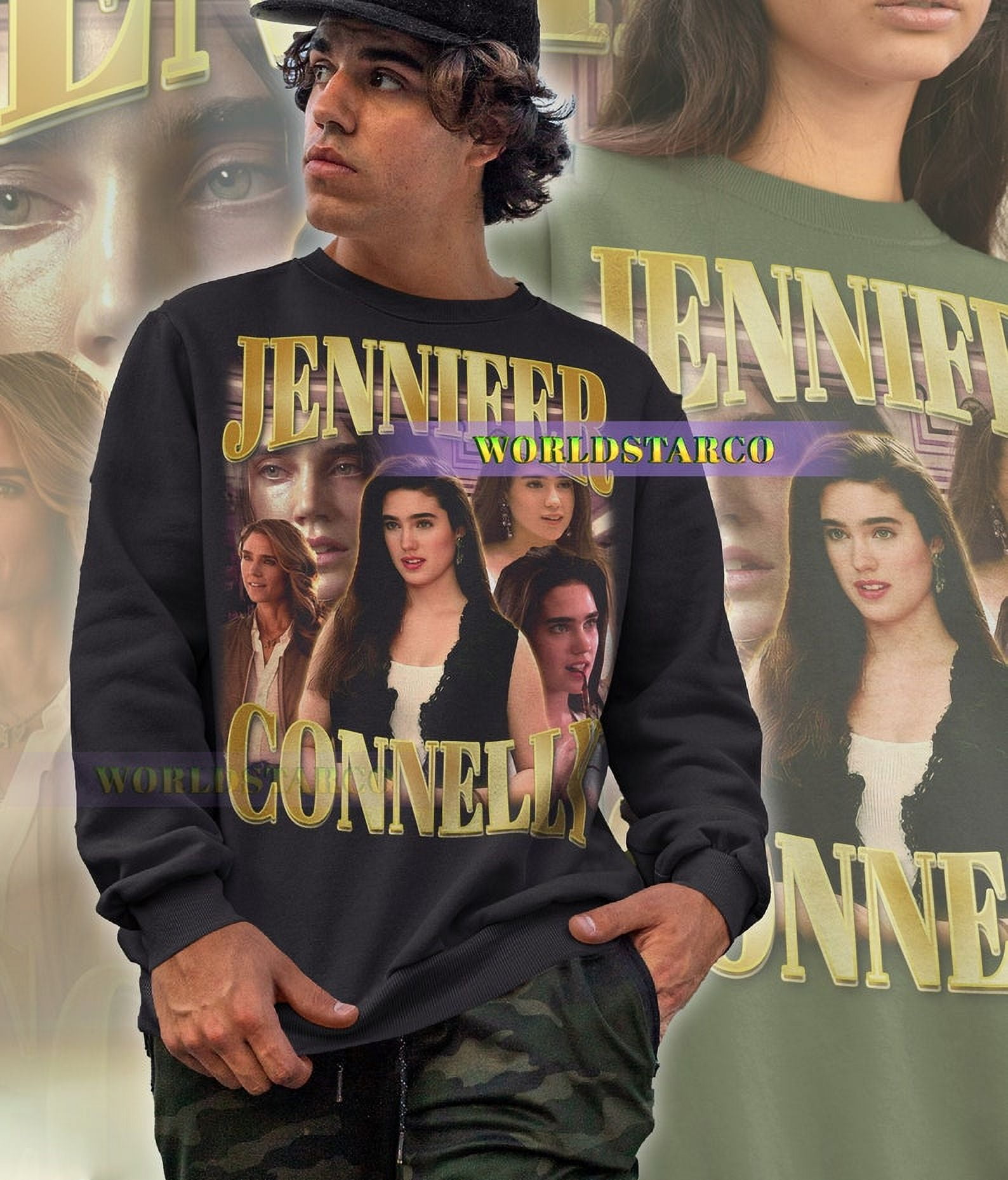 JENNIFER CONNELLY Sweatshirt, Jennifer Connelly Homage Sweatshirtter ...